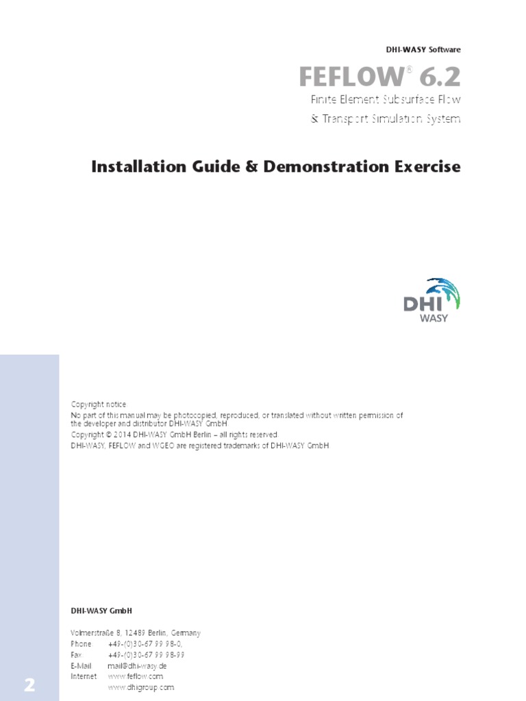 Feflow 6.2: Installation Guide & Demonstration Exercise | PDF | Arc Gis ...