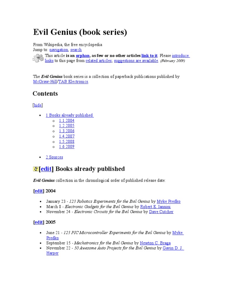 Evil Genius | PDF | Science | Electronics