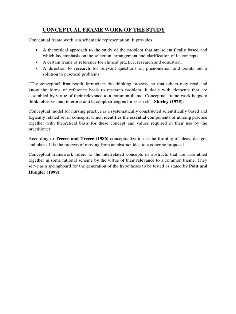 Conceptual Frame Work - New | PDF