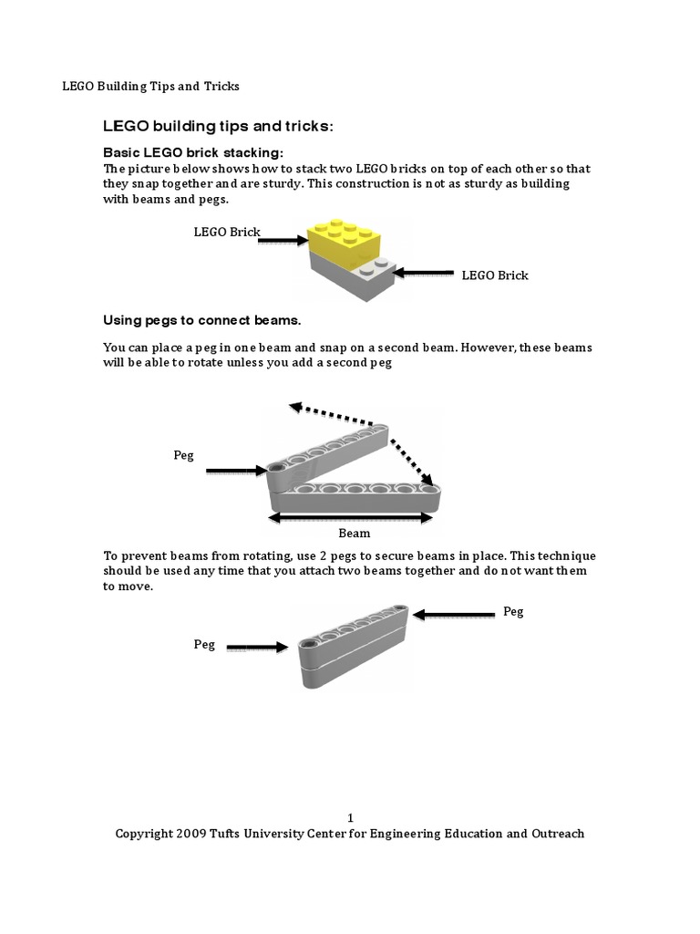 LEGO building tips and tricks: LEGO building tips and tricks | Lego | Axle