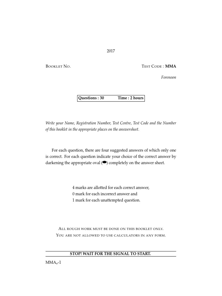 Mma 2017 | PDF | Algebra | Teaching Mathematics