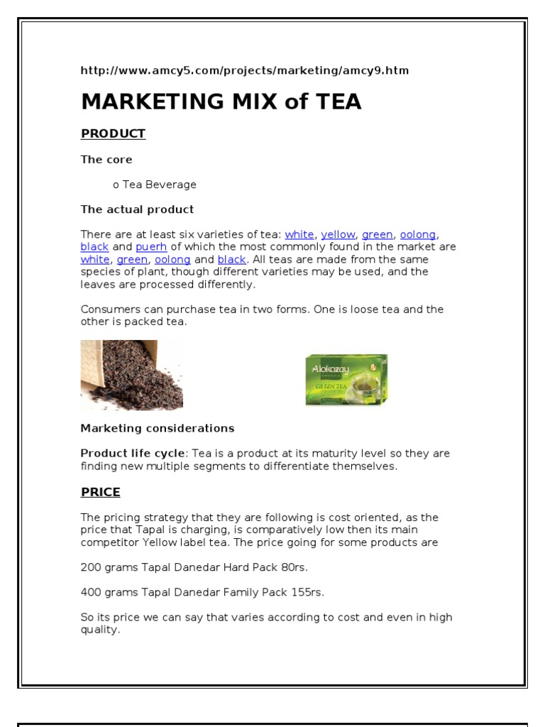 Lipton Yellow Label | PDF | Tea | Retail