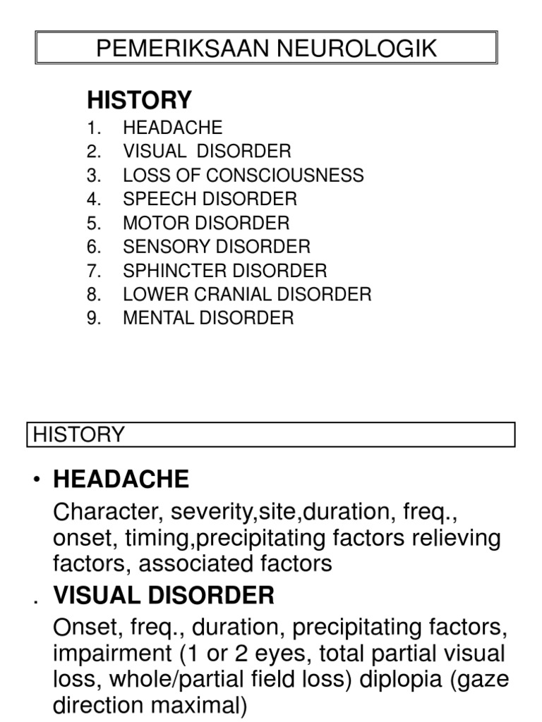 tutorial2-PEMERIKSAAN NEUROLOGIK | PDF