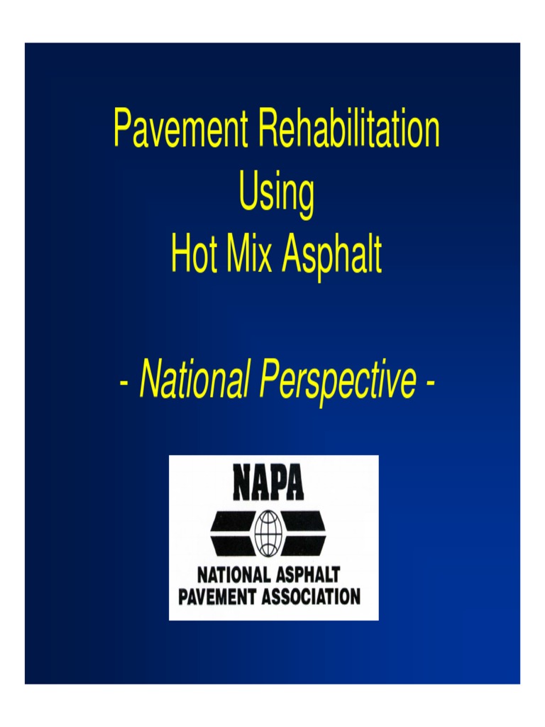 Pavement Rehab Using Hma | PDF | Road Surface | Road Infrastructure