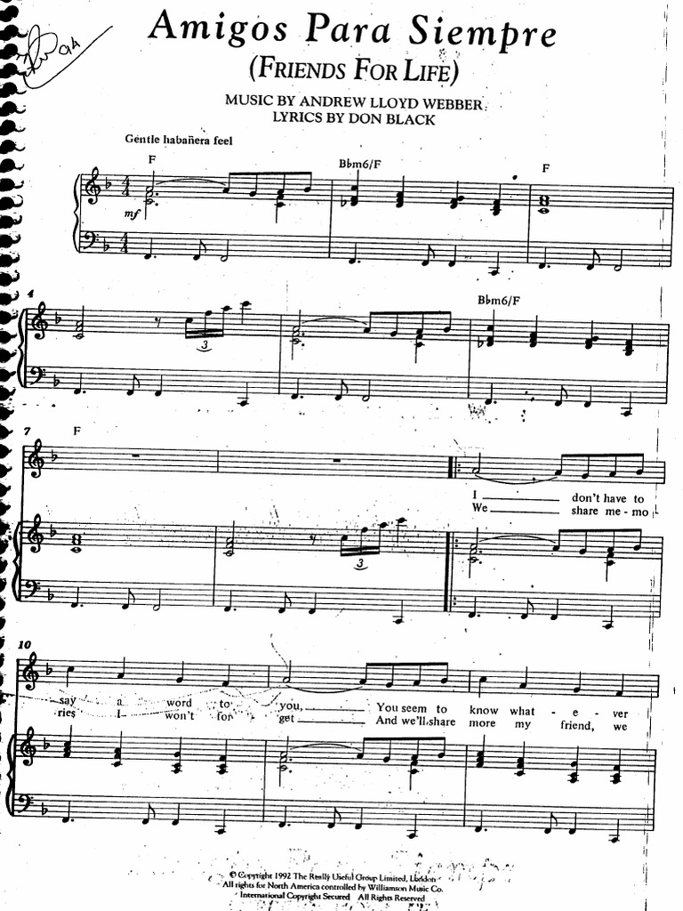 Amigos para Siempre PDF | PDF