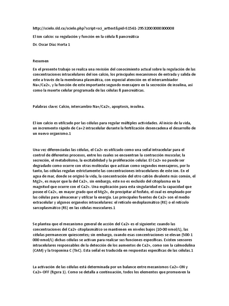 El Ion Calcio | PDF | Apoptosis | Caspasa