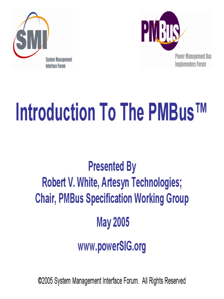 Introduction To Pmbus | PDF | Computer Data Storage | Booting