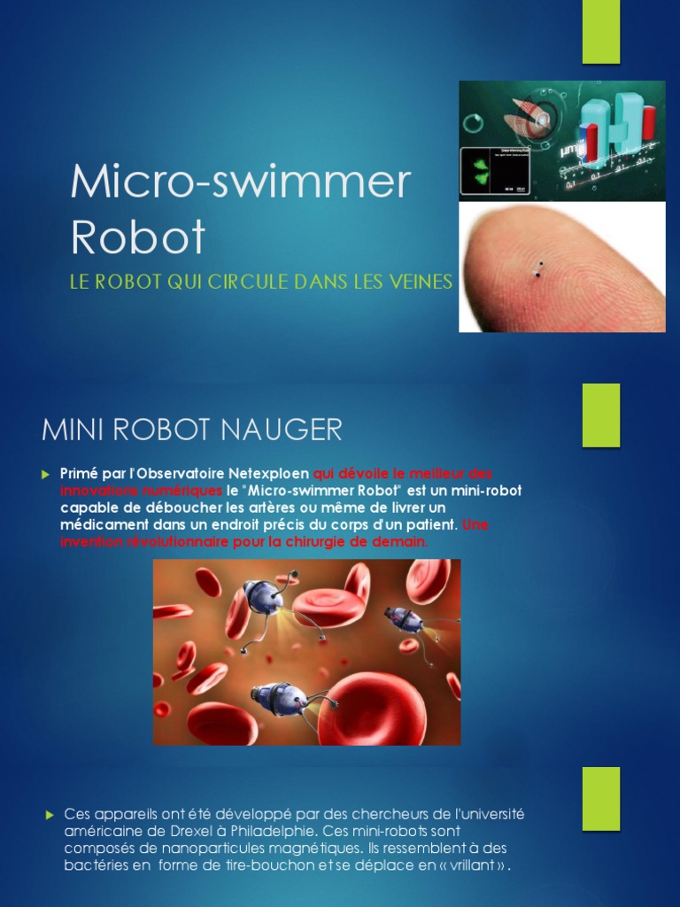 Micro Swimmer Robot | PDF | Impression 3D | Impression