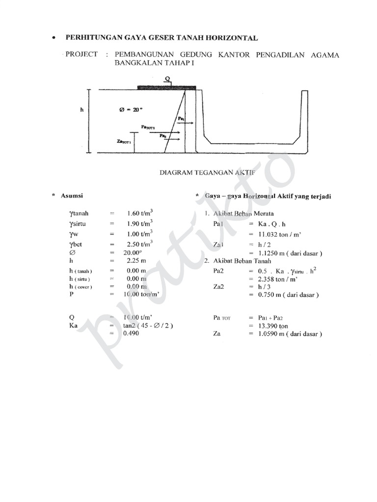 Contoh Perhitungan Gorong-Gorong Terbuka | PDF