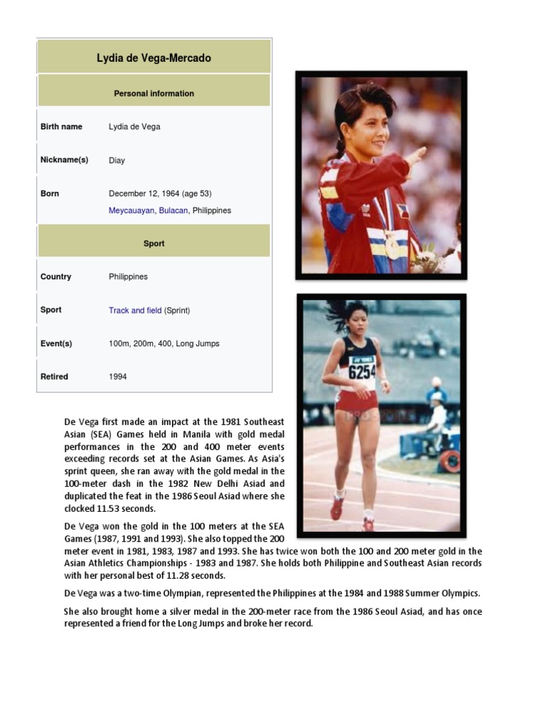 Filipino Track and Field | PDF | Olympic Games | Multi Sport Events