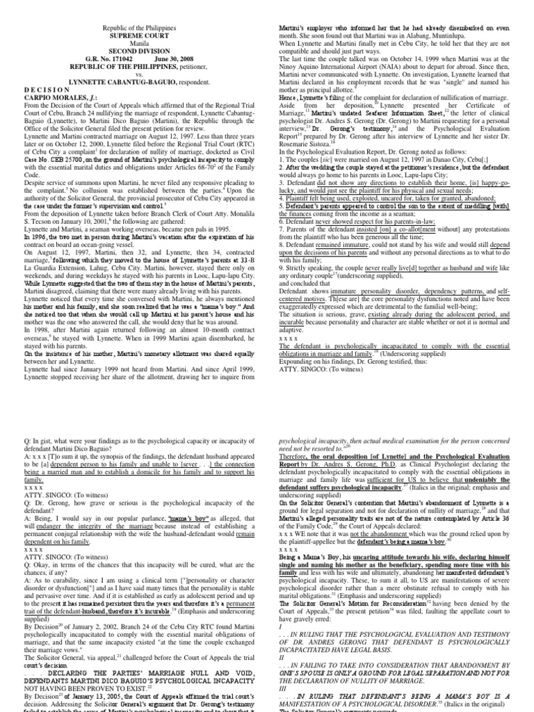 Family Code Cases (Second Half) | PDF | Marriage | Lawsuit