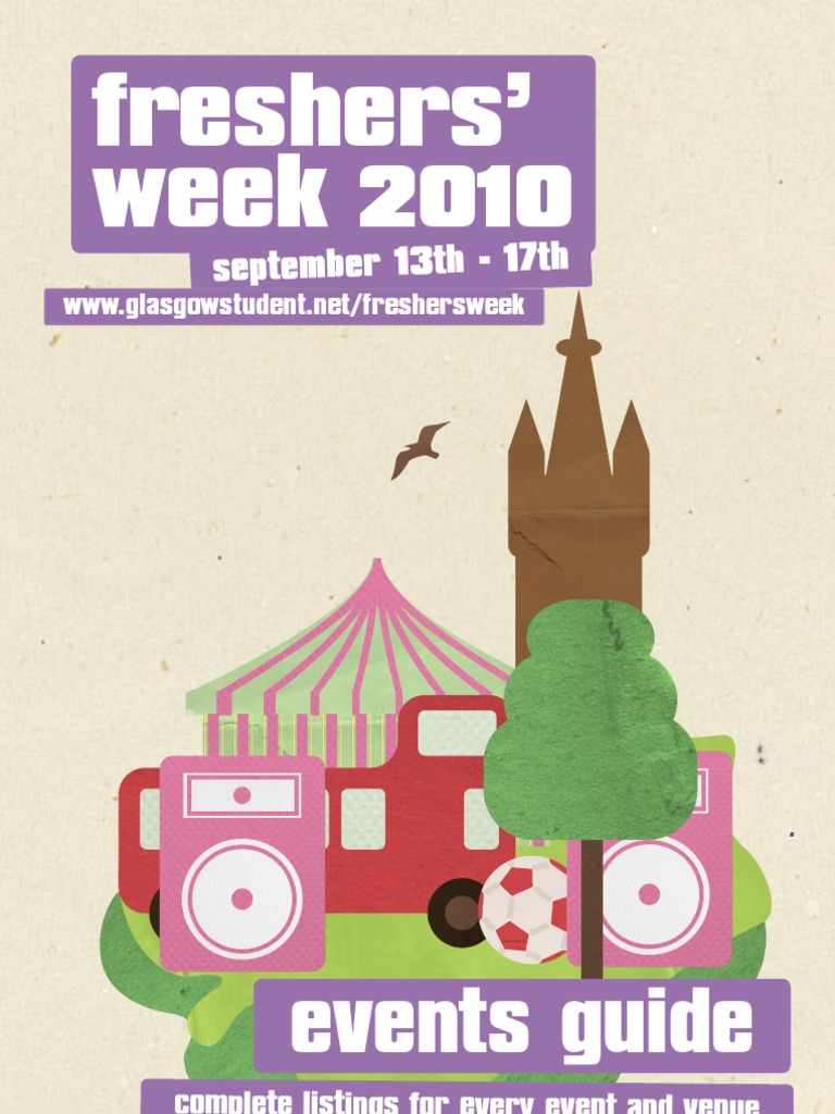 Freshers' Week 2010 Events Guide - Glasgow University SRC | PDF ...