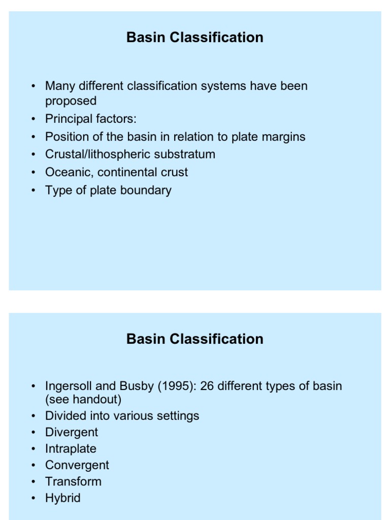 Basin Analysis | PDF | Sedimentary Basin | Rift
