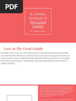 GATSBY Ch. 5 - Symbolism Analysis | PDF | The Great Gatsby