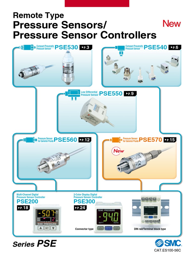 Pressure Sensors/ Pressure Sensor Controllers: Remote Type | PDF ...
