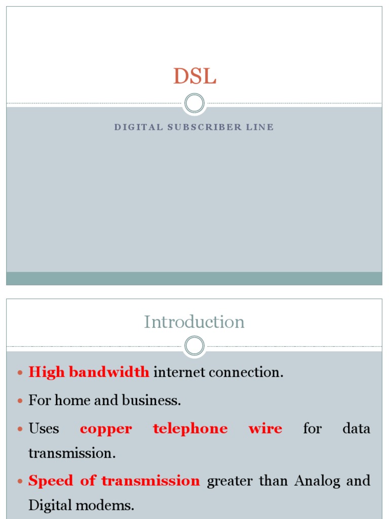 DSL & Categories | PDF