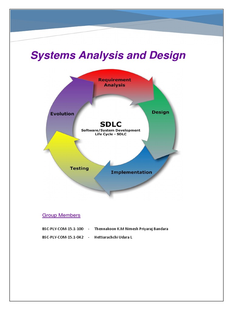 System Analysis and Design | PDF | Feasibility Study | Areas Of ...