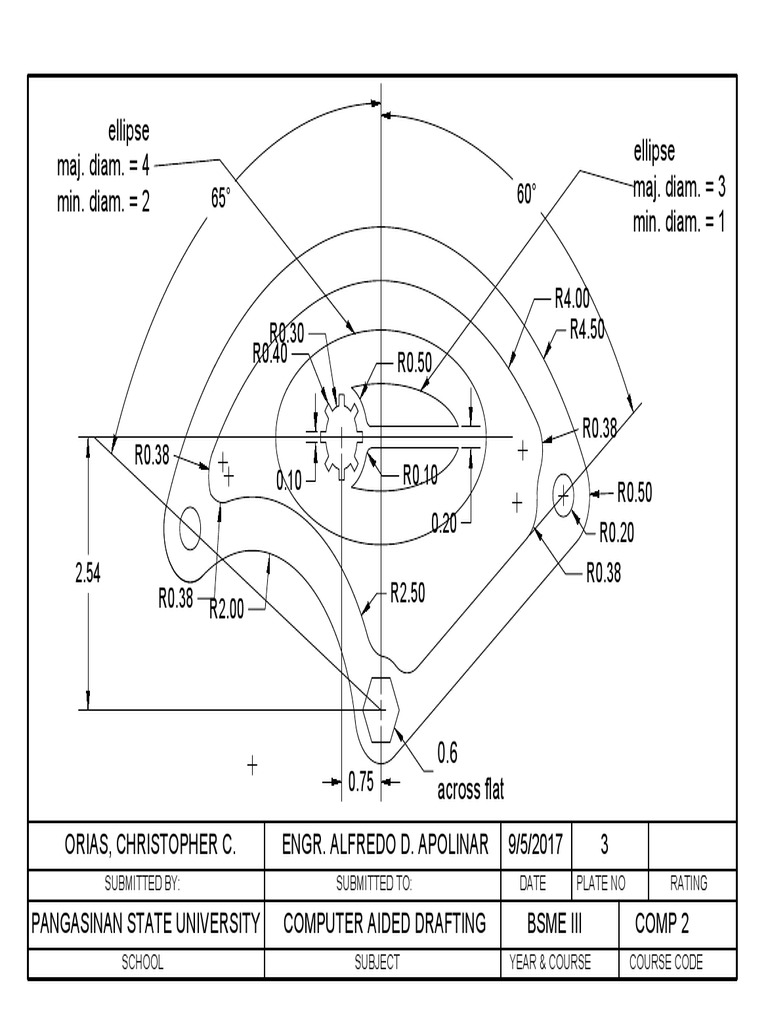 Computer Aided Drafting Project | PDF