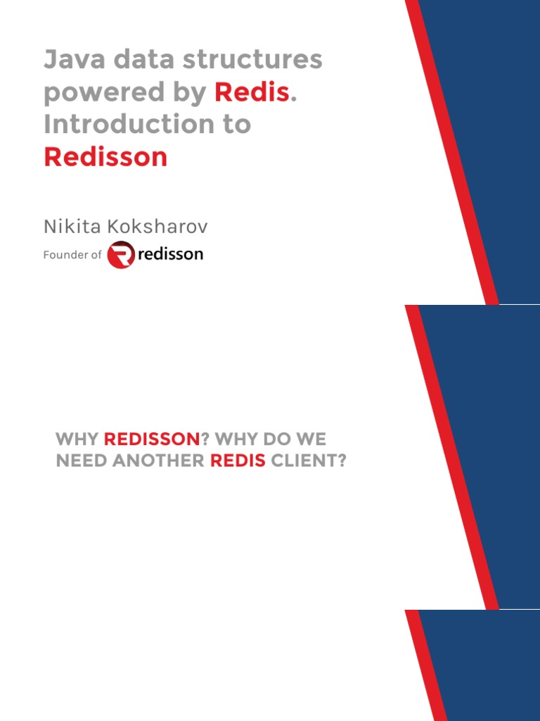 Java Data Structures Powered by - Introduction To: Redis Redisson | PDF ...