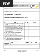 Confined Spaces Risk Assessment Template | PDF | Prevention | Safety