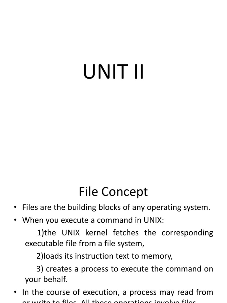 Lecture 1 | PDF | File System | Computer File