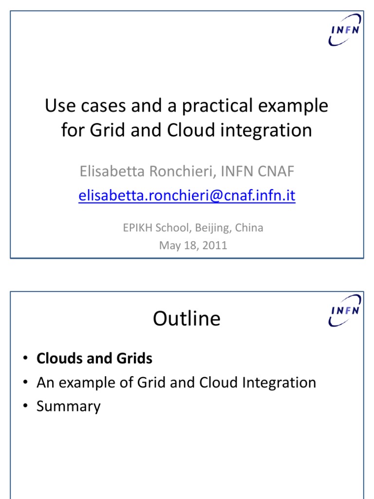 Use Cases and A Practical Example For Grid | PDF | Grid Computing ...