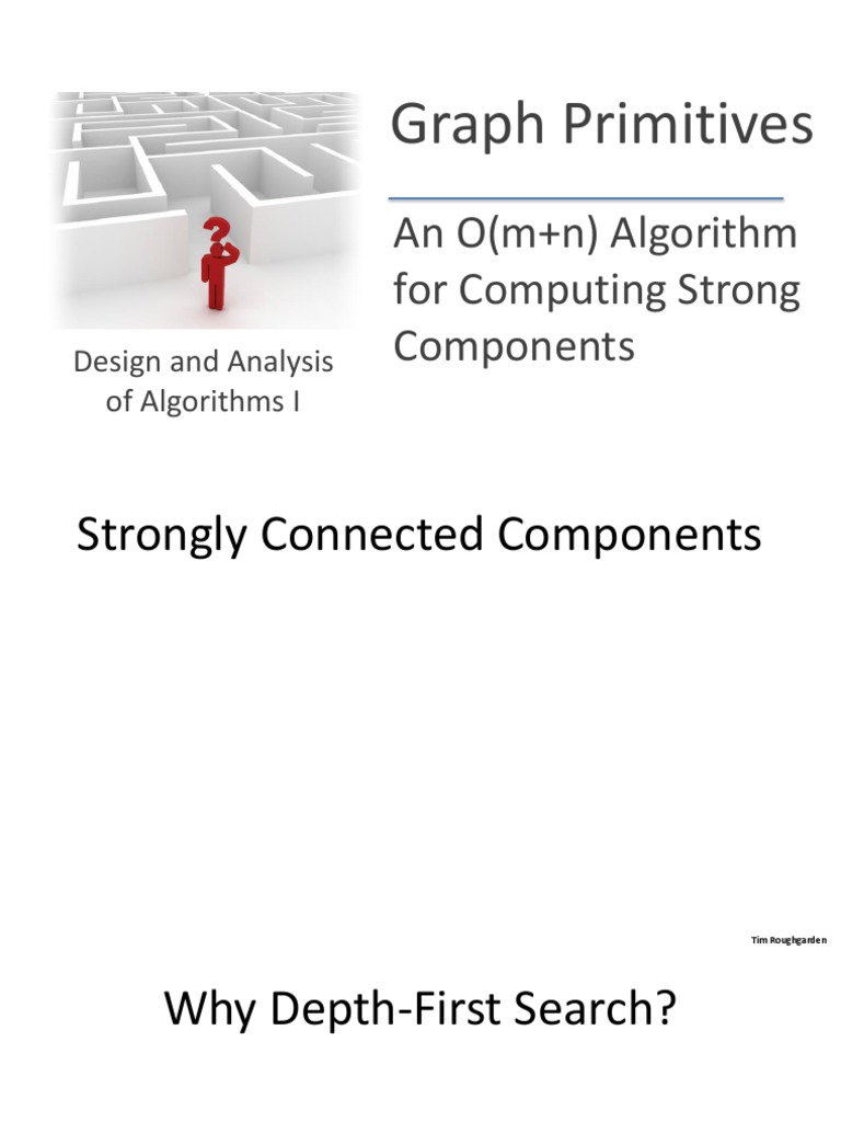 Kosaraju's Algorithm for SCCs | PDF | Algorithms | Computer Programming