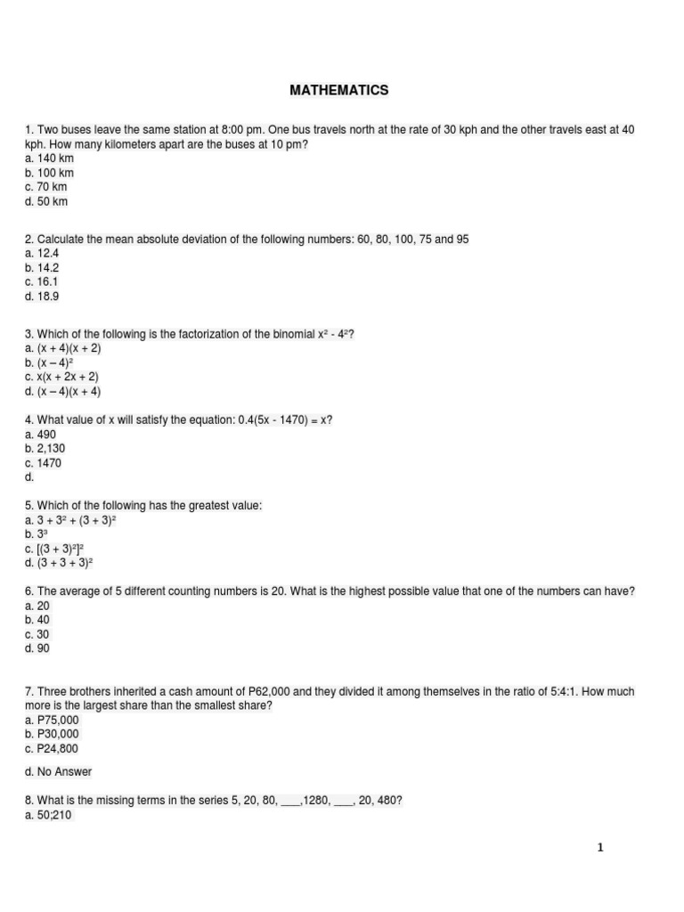 Mathematics Review | PDF | Geometric Shapes | Elementary Geometry