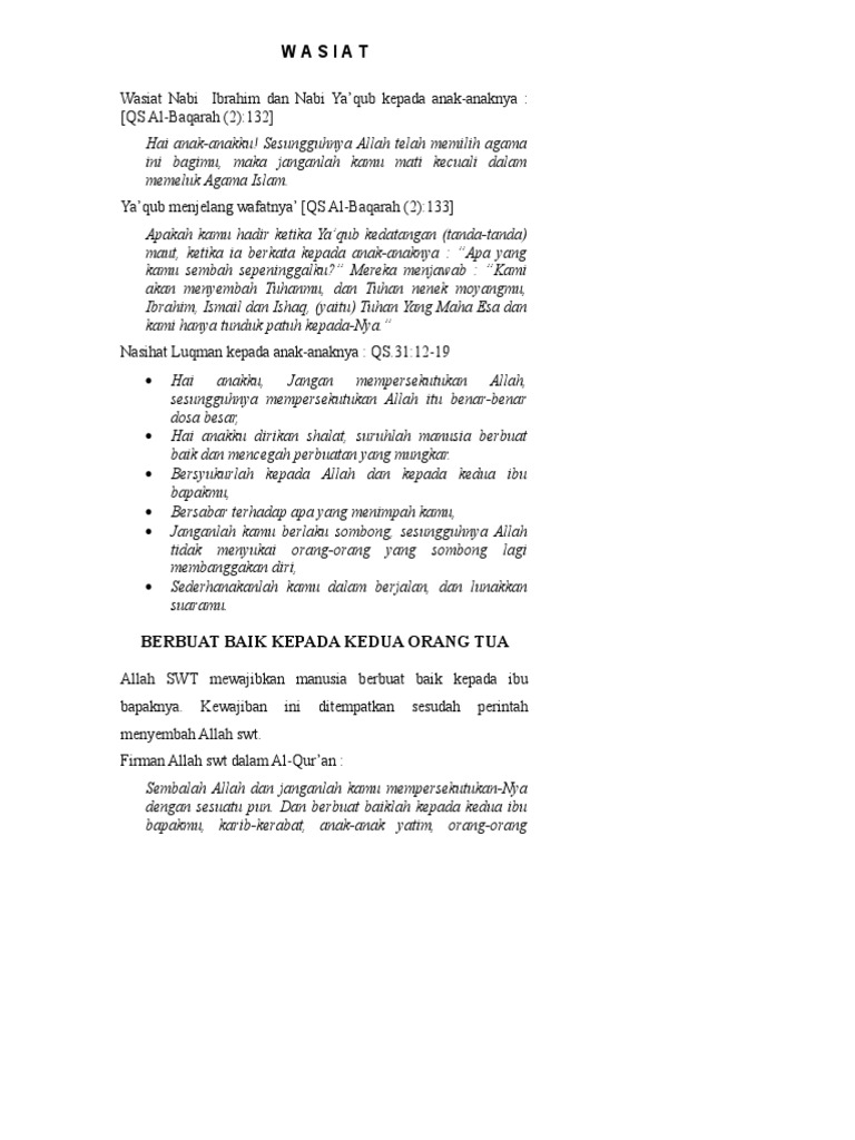 Birrul Walidain | PDF | Agama & Spiritualitas