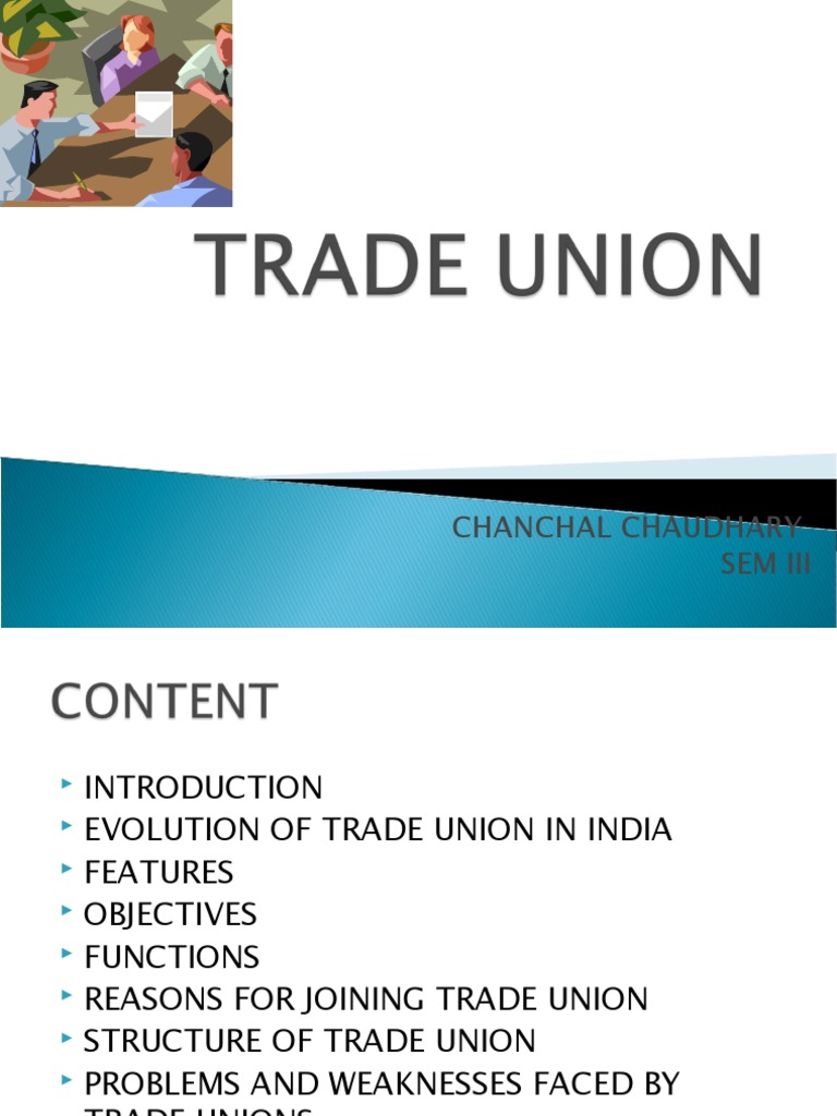 Trade Union PPT For CLG | PDF | Trade Union | Employment