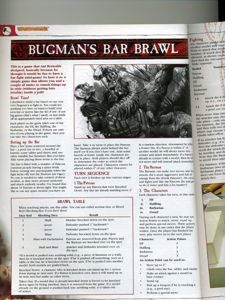 Bugmans Bar Brawl | PDF