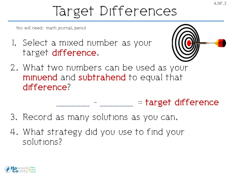 4nf3 Target Differences 3 | PDF | Career & Growth