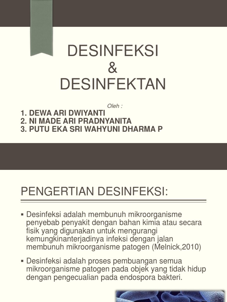 Desinfeksi | PDF