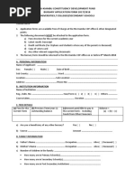 CDF Bursary Application Form | PDF