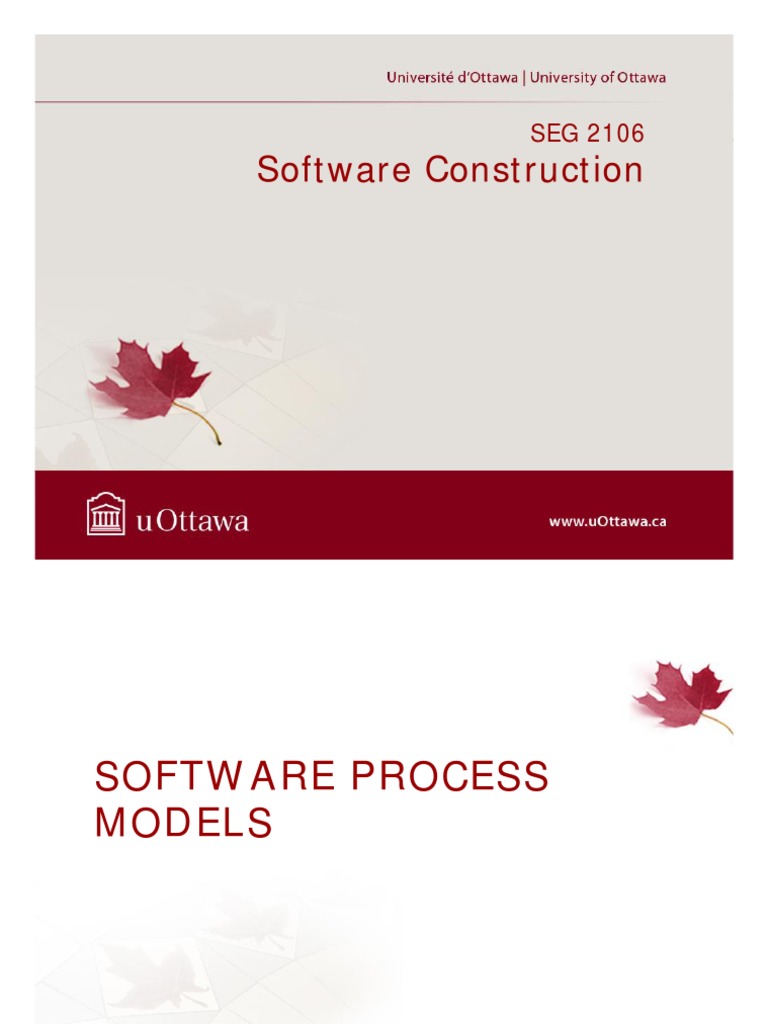SEG2106 Software Process Models | PDF | Software Development Process ...
