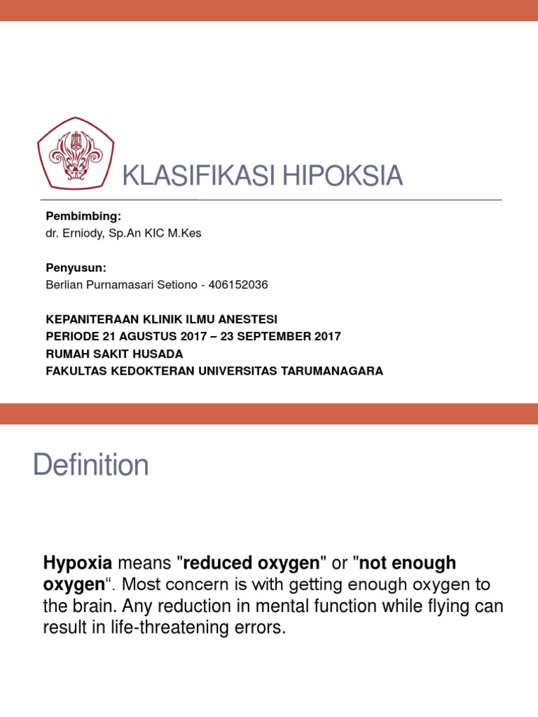 Hipoksia - Berlian | PDF | Hypoxia (Medical) | Hemoglobin