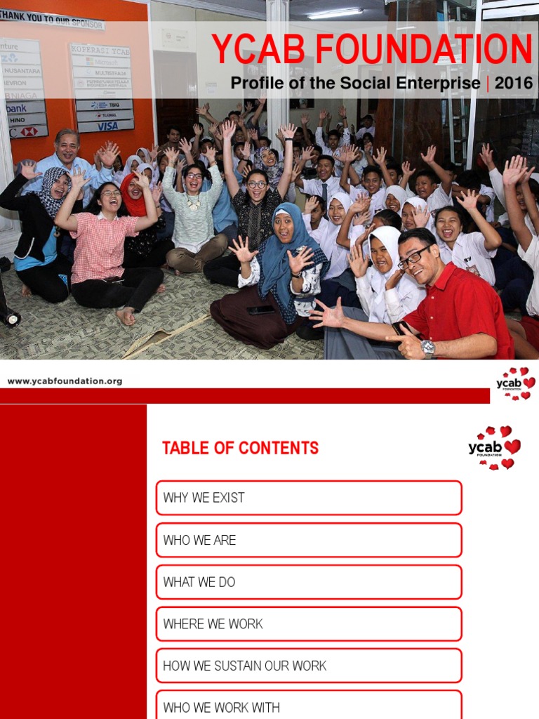 Introduction To YCAB 2017 | PDF | Social Enterprise | Non Governmental ...