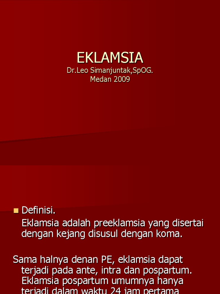 EKLAMSIA | PDF