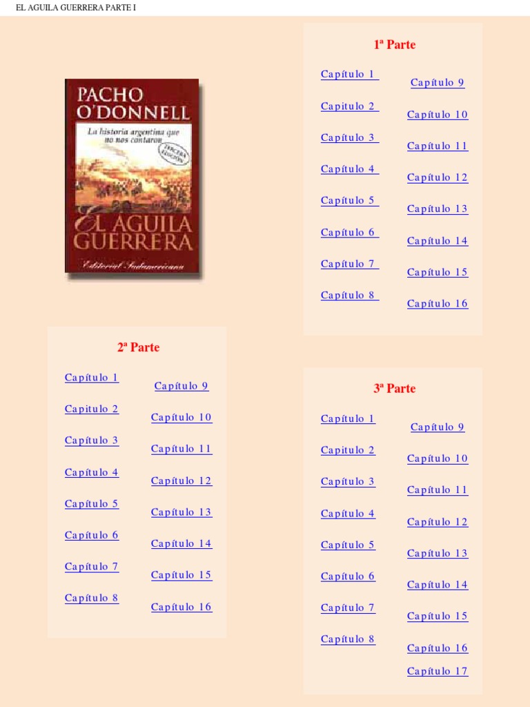 Mario O'Donnell - El Águila Guerrera | PDF | Historia