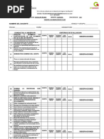 Formato de Observación de Clase | PDF | Evaluación | Mente