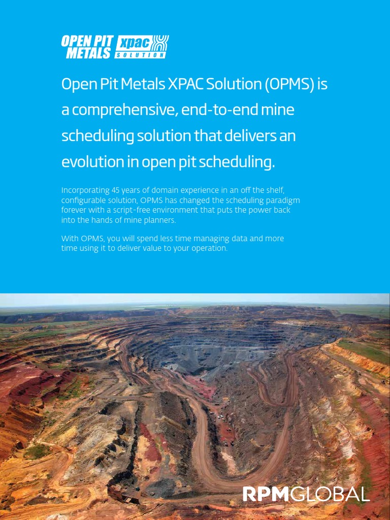 XPAC Open Pit Metals | Download Free PDF | Scheduling (Production ...