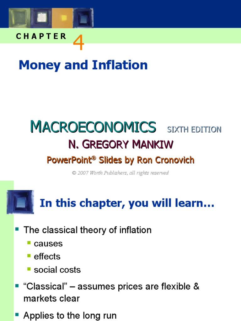 Money and Inflation: Acroeconomics | PDF | Money Supply | Inflation