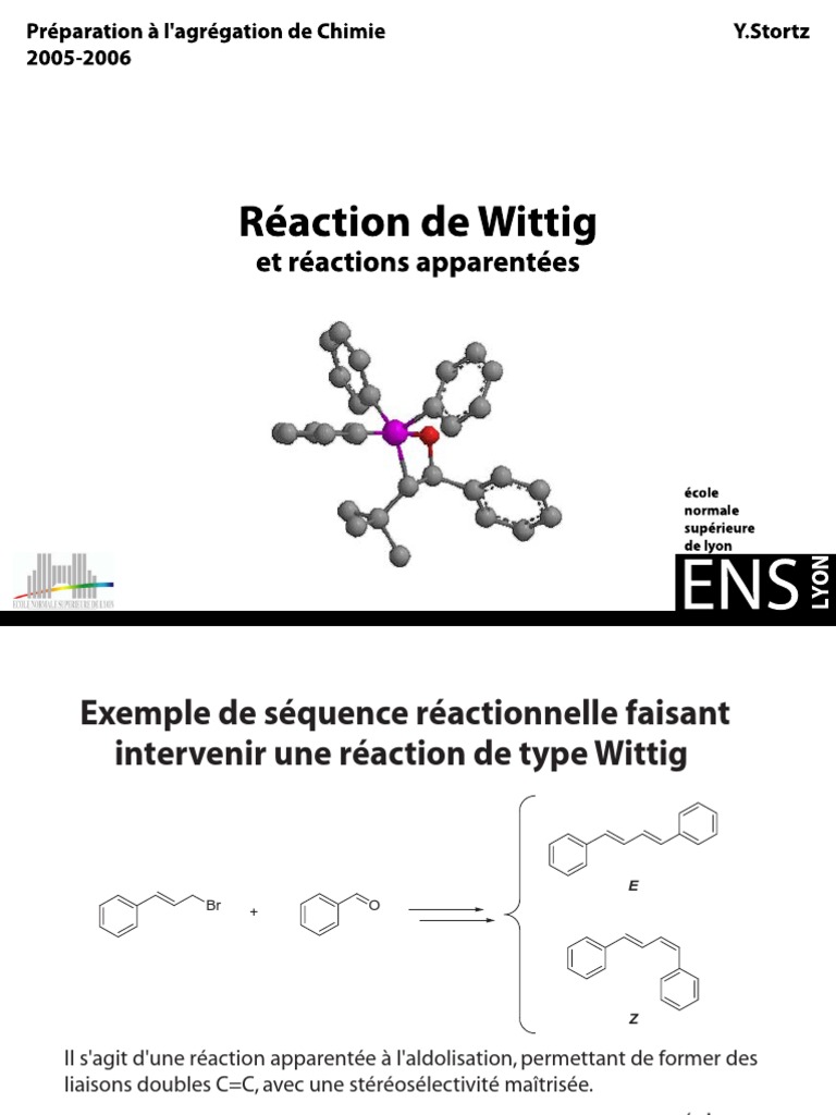 Cours Wittig PDF | PDF | Cétone | Aldéhyde