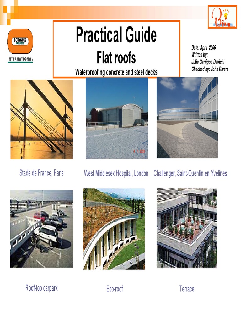 Practical Guide to Flat Roof Waterproofing | PDF | Roof | Asphalt