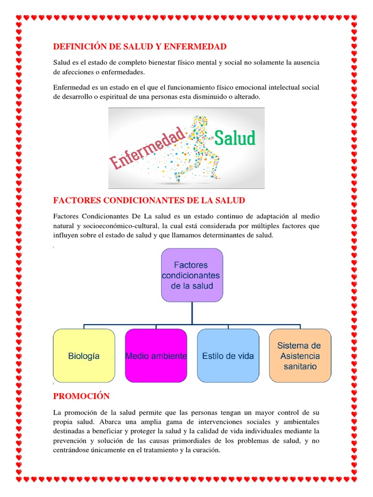 Definición De Salud Y Enfermedad
