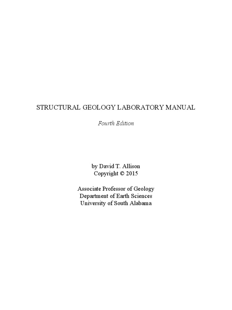 Structural Geology | PDF | Compass | Angle