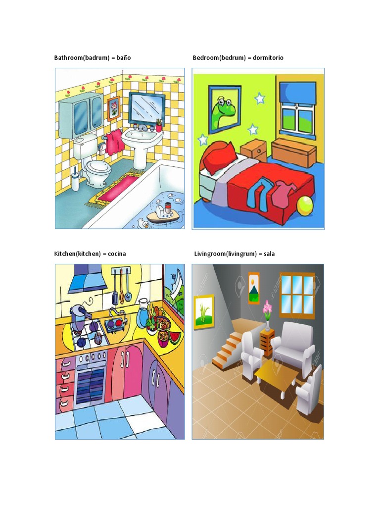 English-Spanish Home Vocabulary Guide | PDF