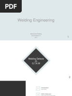 Defects in Gmaw or Mig Welding | PDF | Welding | Construction