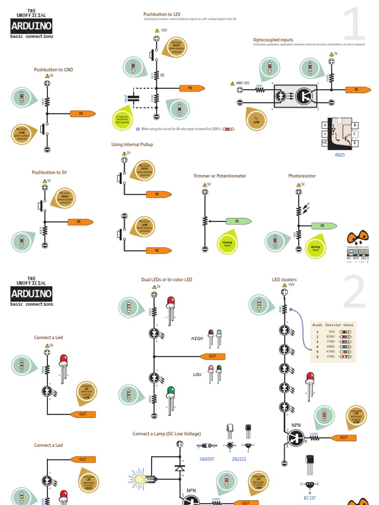 Arduino Basic Connections 289573107 | PDF