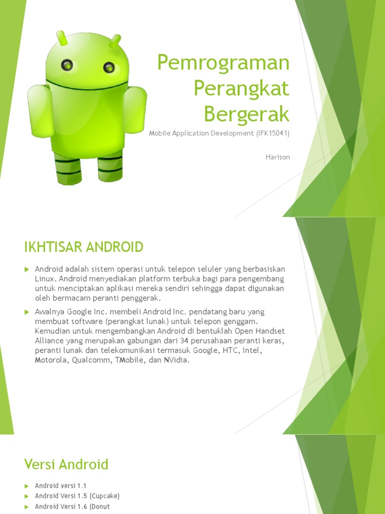 Pemrograman Perangkat Bergerak | PDF | Seni | Teknologi & Rekayasa